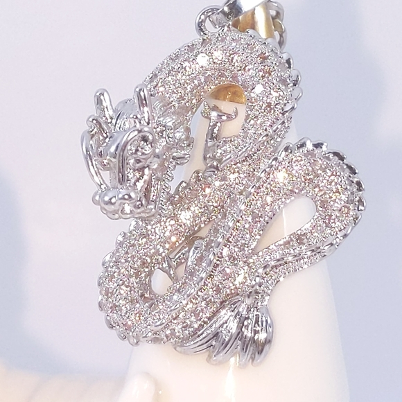Accessories | 925 Silver Plated Chinese Dragon Pendant | Poshmark